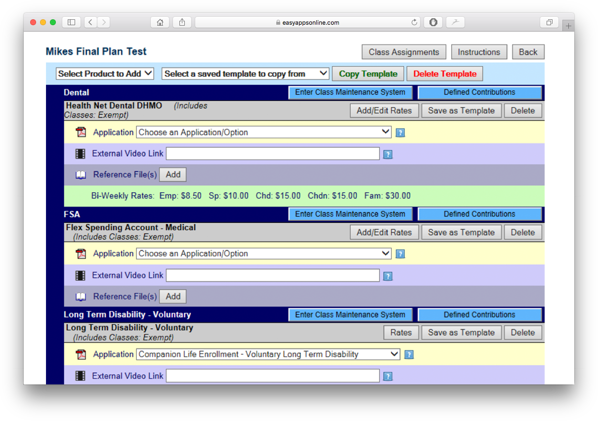EasyAppsOnline Benefit Enrollment | Ben Admin Software for Insurance Agents